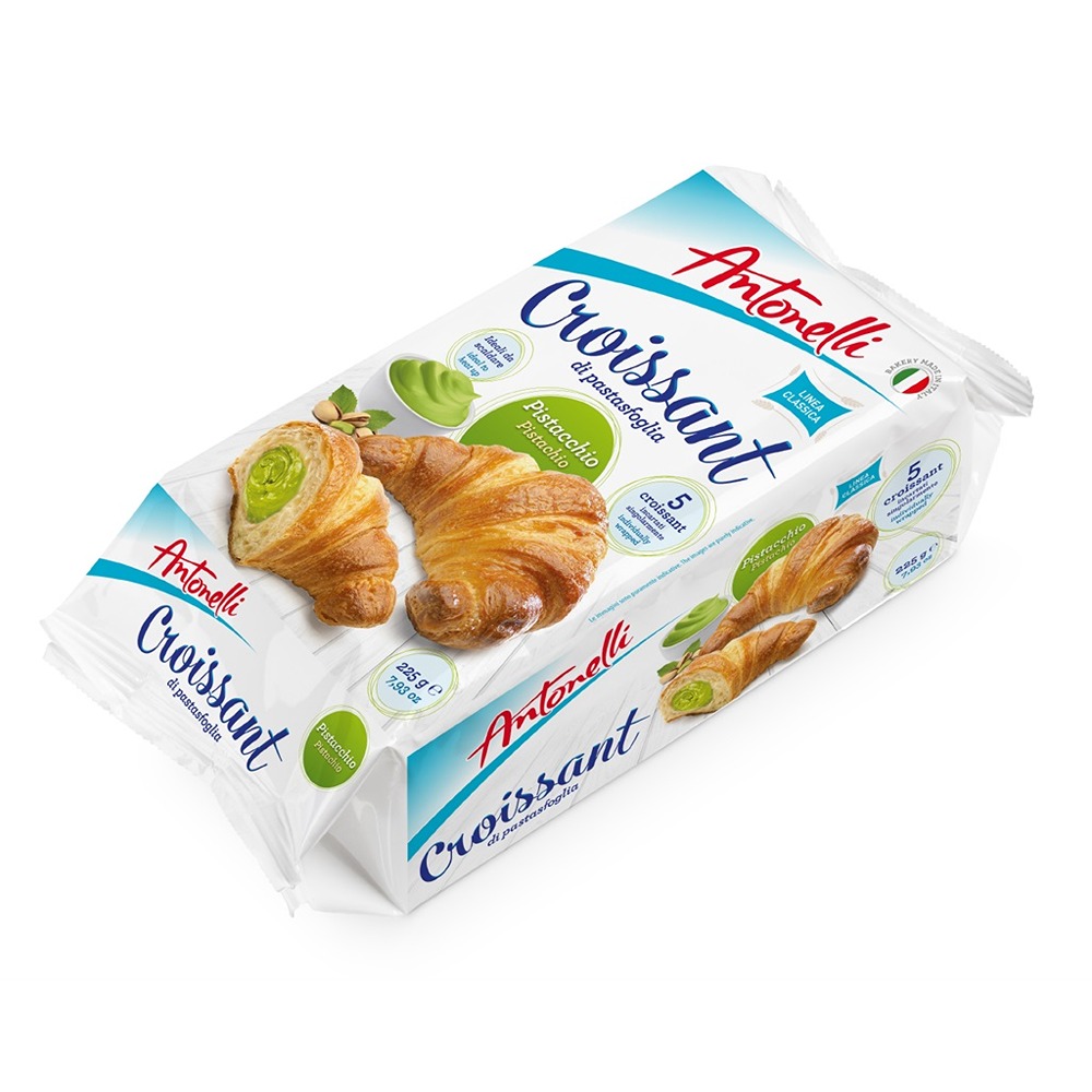 ANTONELLI CROISSANTS PISTACHIO - 250g*8 - Camelot foods