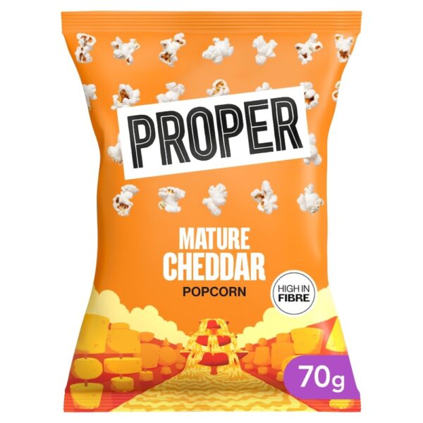 Buy PROPER CORN MATURE CHEDDAR POPCORN - 70G*8 Wholesale | Camelot ...